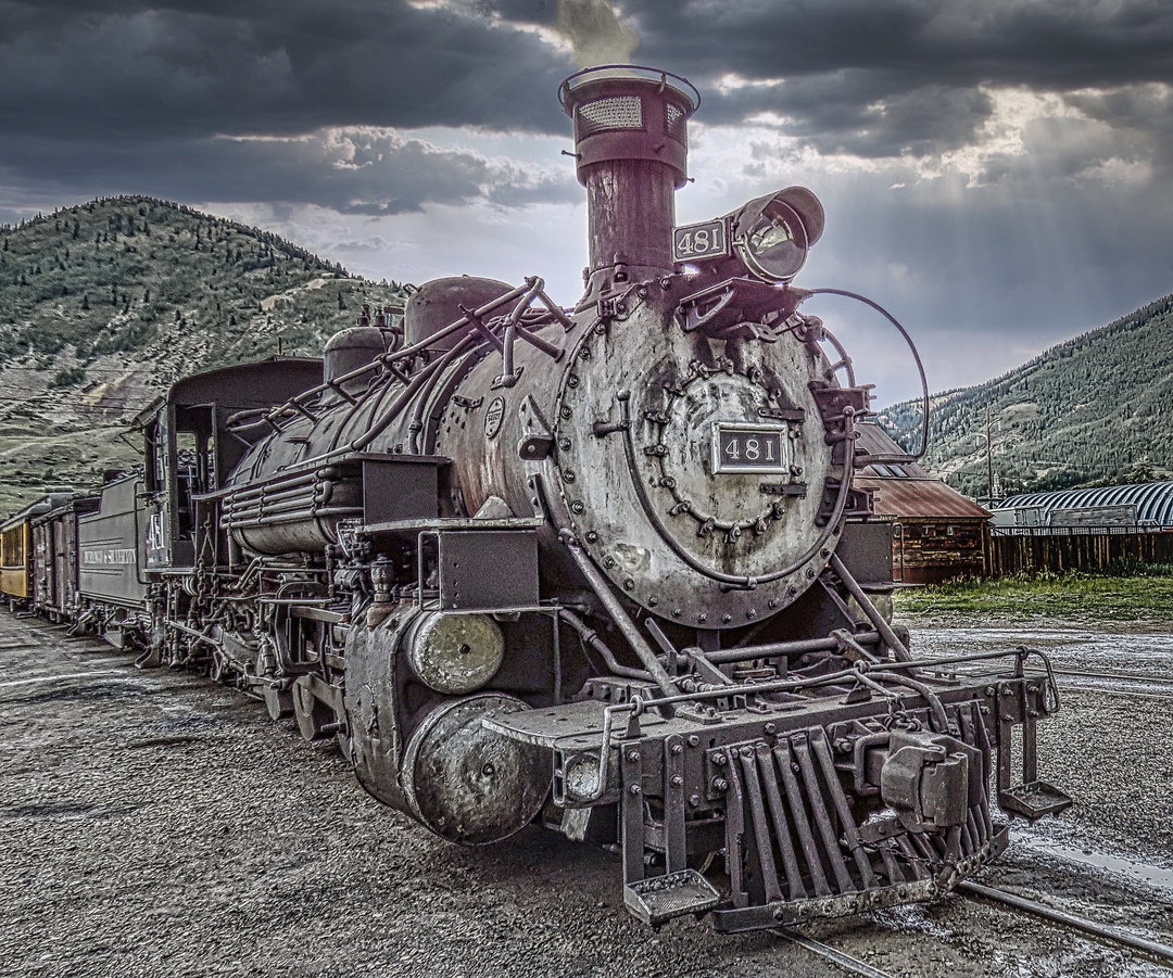 Durango-silverton Narrow Gauge Railroad Engine #481: Colorado ...