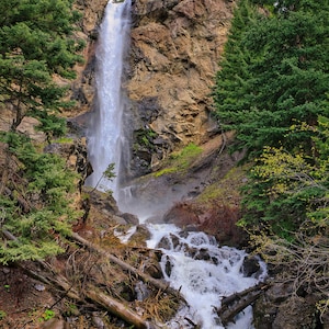 Treasure Falls: Color Photograph/fine Art Print/waterfall/colorado/fall ...