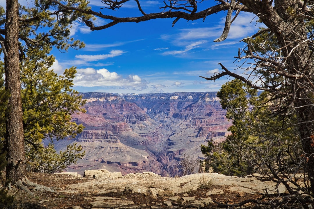 The Grand Canyon National Park: Landscape Photograph/south Rim/snow ...
