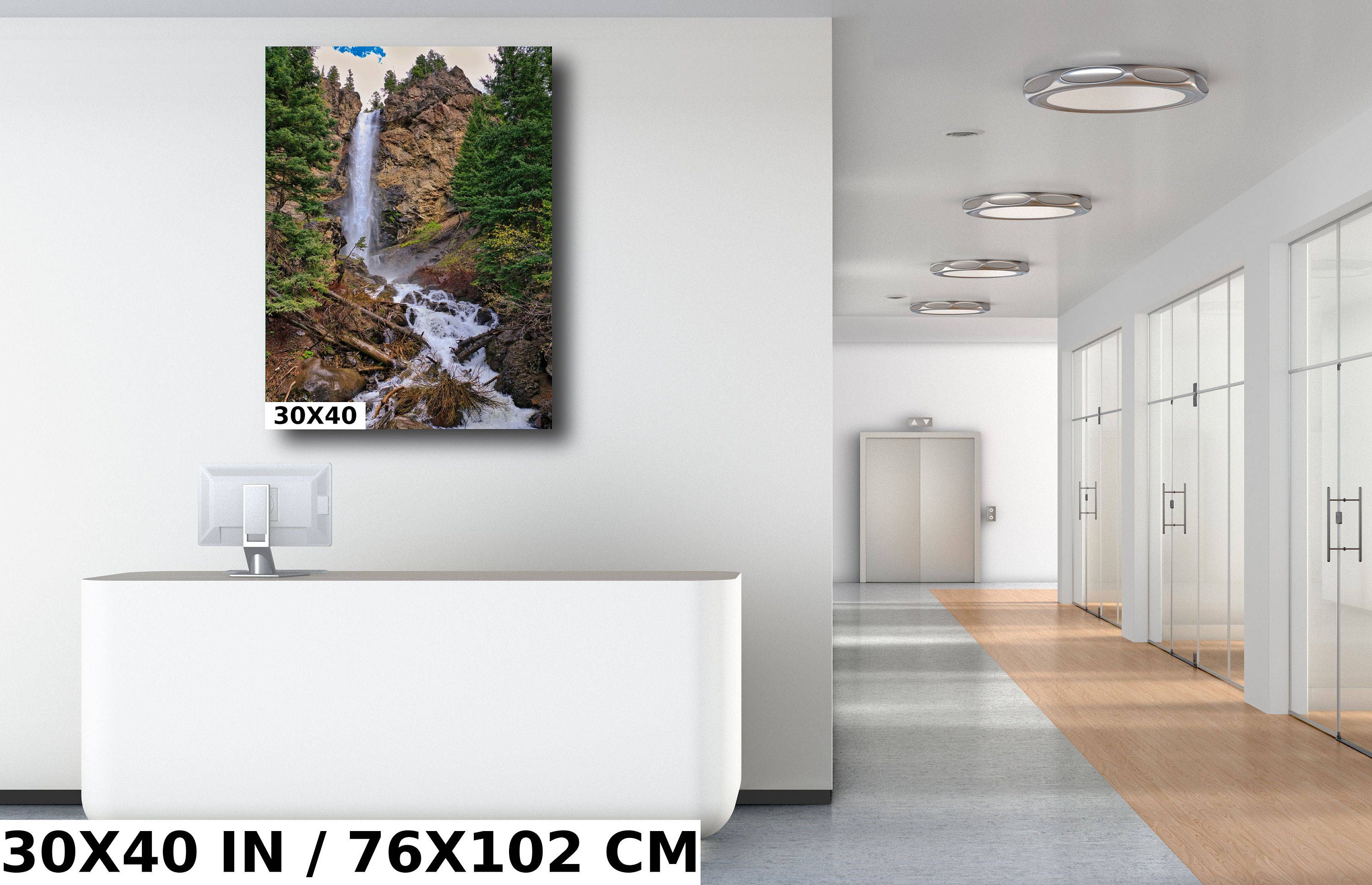 Treasure Falls: Color Photograph/fine Art Print/waterfall/colorado/fall ...