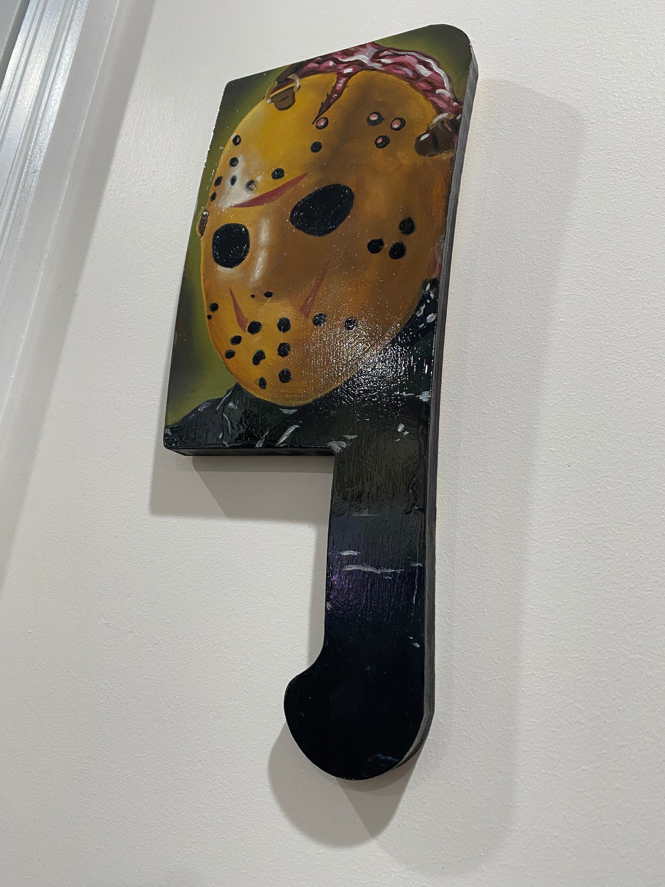 Horror Movie Art ‘camp Crystal Lake’ Jason Voorhees Painting - Etsy