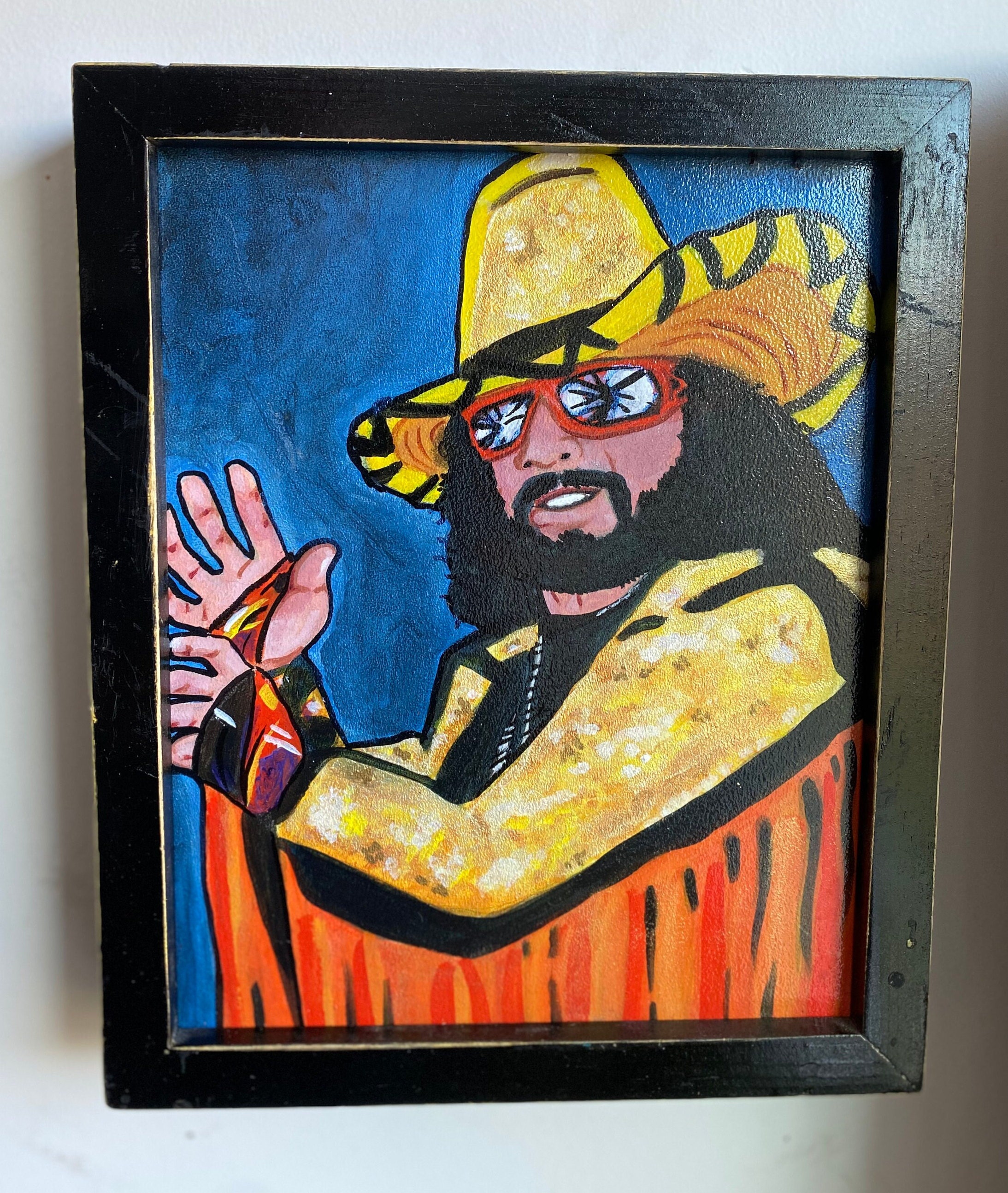 Macho Man Randy Savage Portrait "ocd - One Cool Dude" - Etsy