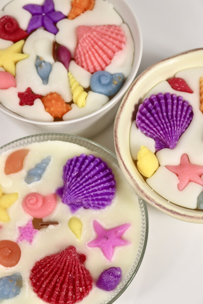 Sea Shell Candle Bowls - Etsy