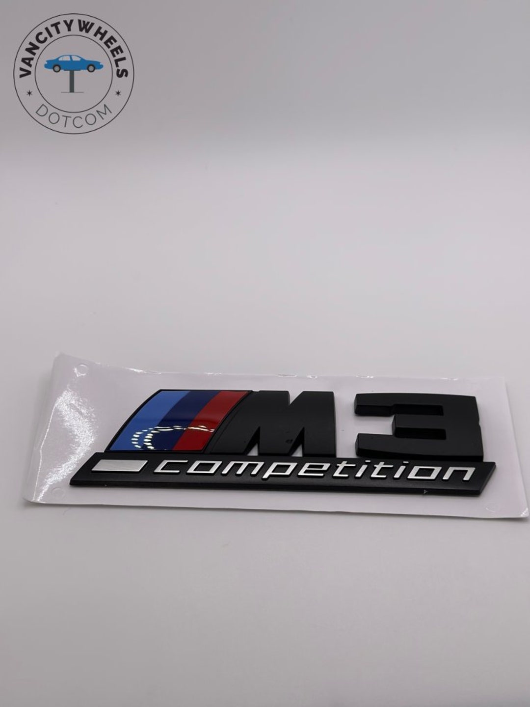 BMW M3 Competition Matte Black Emblem Badge 13040mm - Etsy
