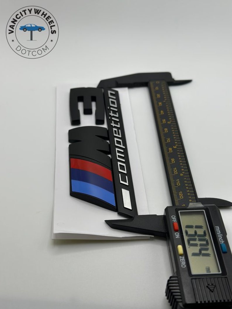 BMW M3 Competition Matte Black Emblem Badge 13040mm - Etsy