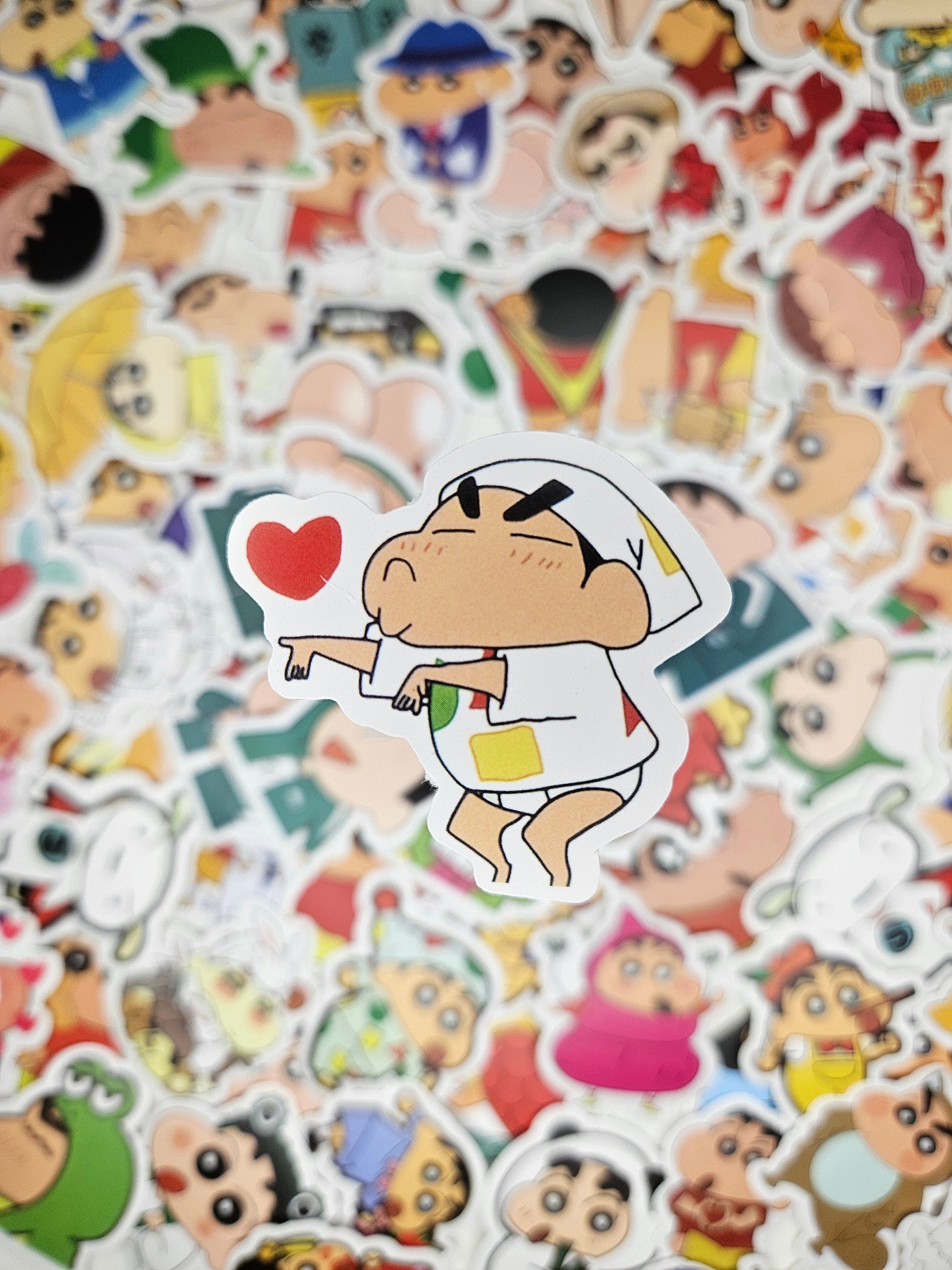 Cute Crayon Shin-chan Stickers, Shin Chan, Anime, Crayon, Waterproof ...