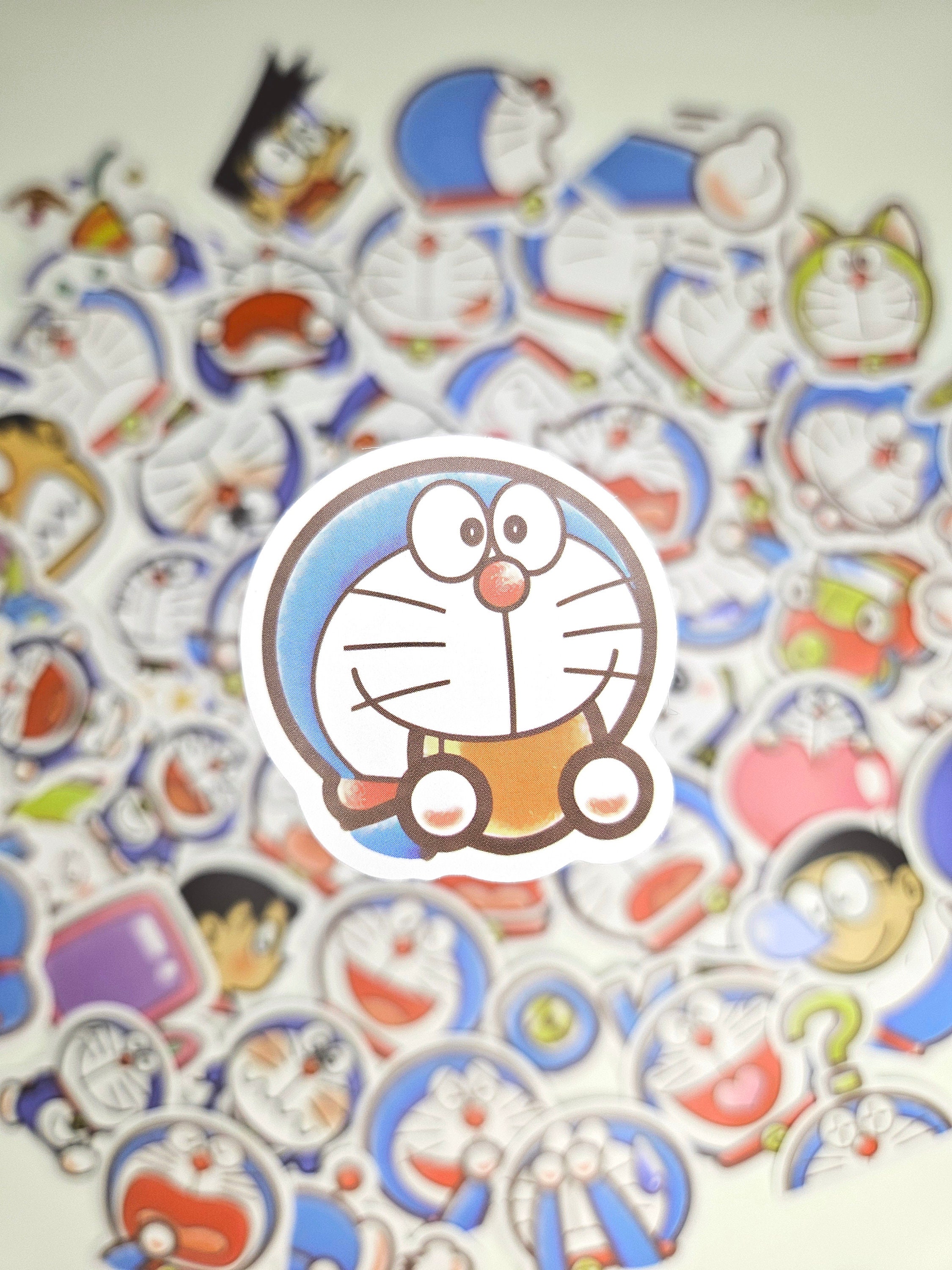 Cute Doraemon Stickers, Ding Dong, Nobita, Anime, Robot, Waterproof ...