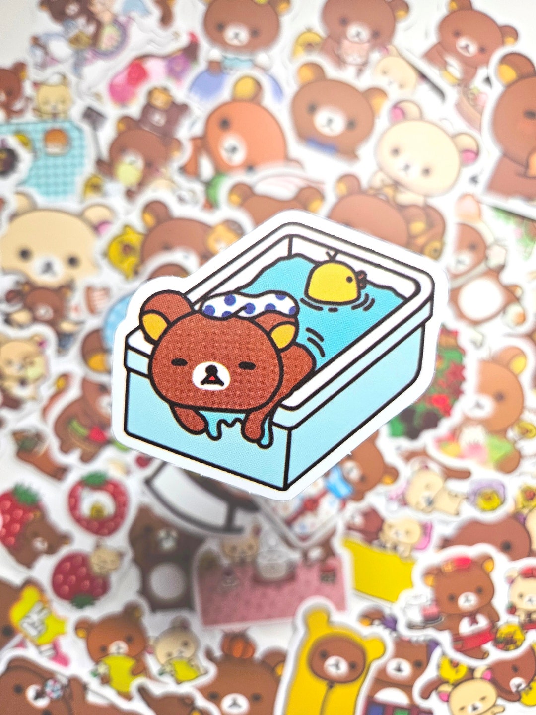 Cute Rilakkuma Stickers, Bear Stickers, Waterproof Stickers, Waterproof ...
