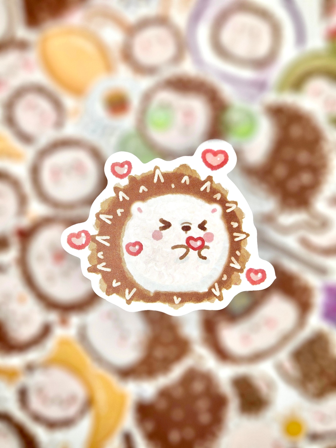 Cute Hedgehog Stickers, Hedgehog, Waterproof Stickers, Waterproof ...