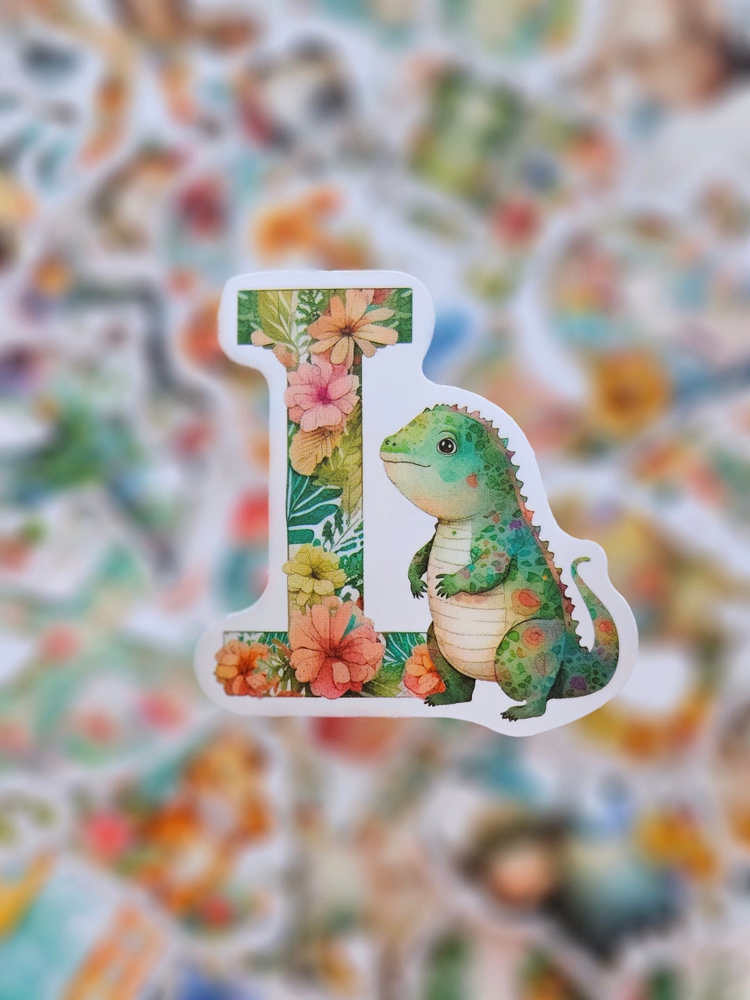 Cute Animal Alphabet Sticker SET, Animal, Alphabet, ABC, Waterproof ...