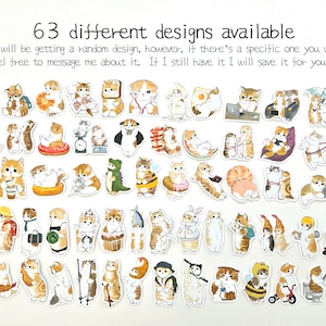 Cute Mofusand Stickers, Cat Stickers, Kitty, Cosplay Cat, Animal ...