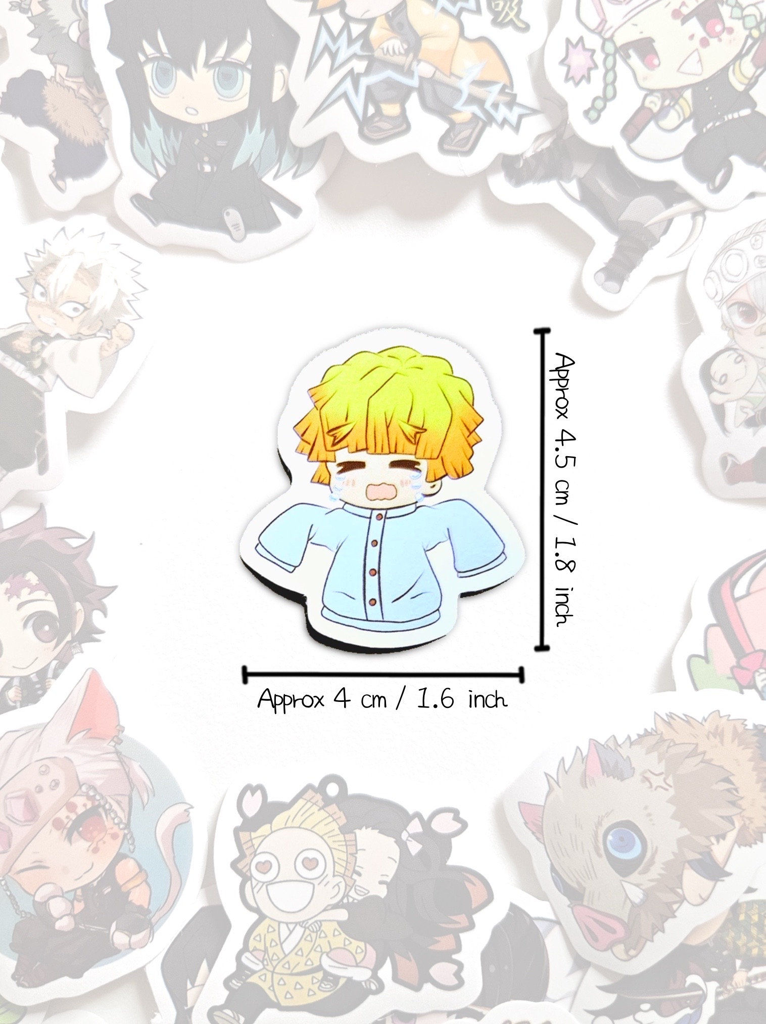 Cute Demon Slayer Stickers, Anime, Tanjiro, Nezuko, Waterproof Stickers ...