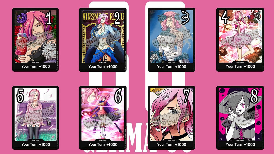 One Piece DON!! - Custom Card - Handmade - Reiju Vinsmoke Set - Etsy