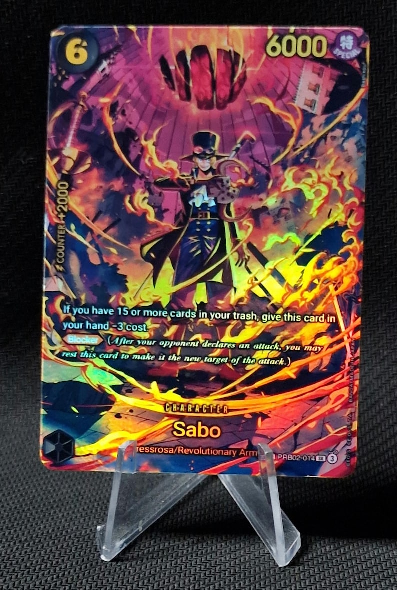 One Piece Proxy Card Holo - Sabo PRB02-014 Special Character EB04 - Etsy