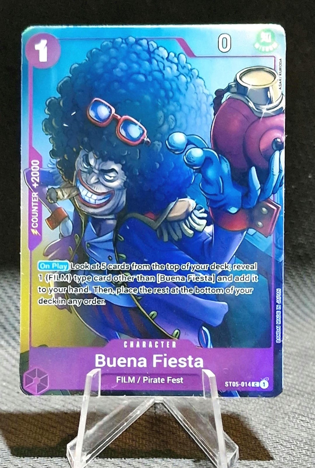 One Piece Proxy Card Holo - Buena Festa ST05-014 Character Best Selection - Etsy