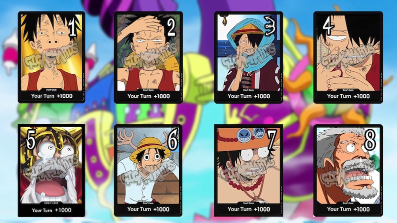 One Piece DON!! Custom Cards - Meme Face Holo - Etsy