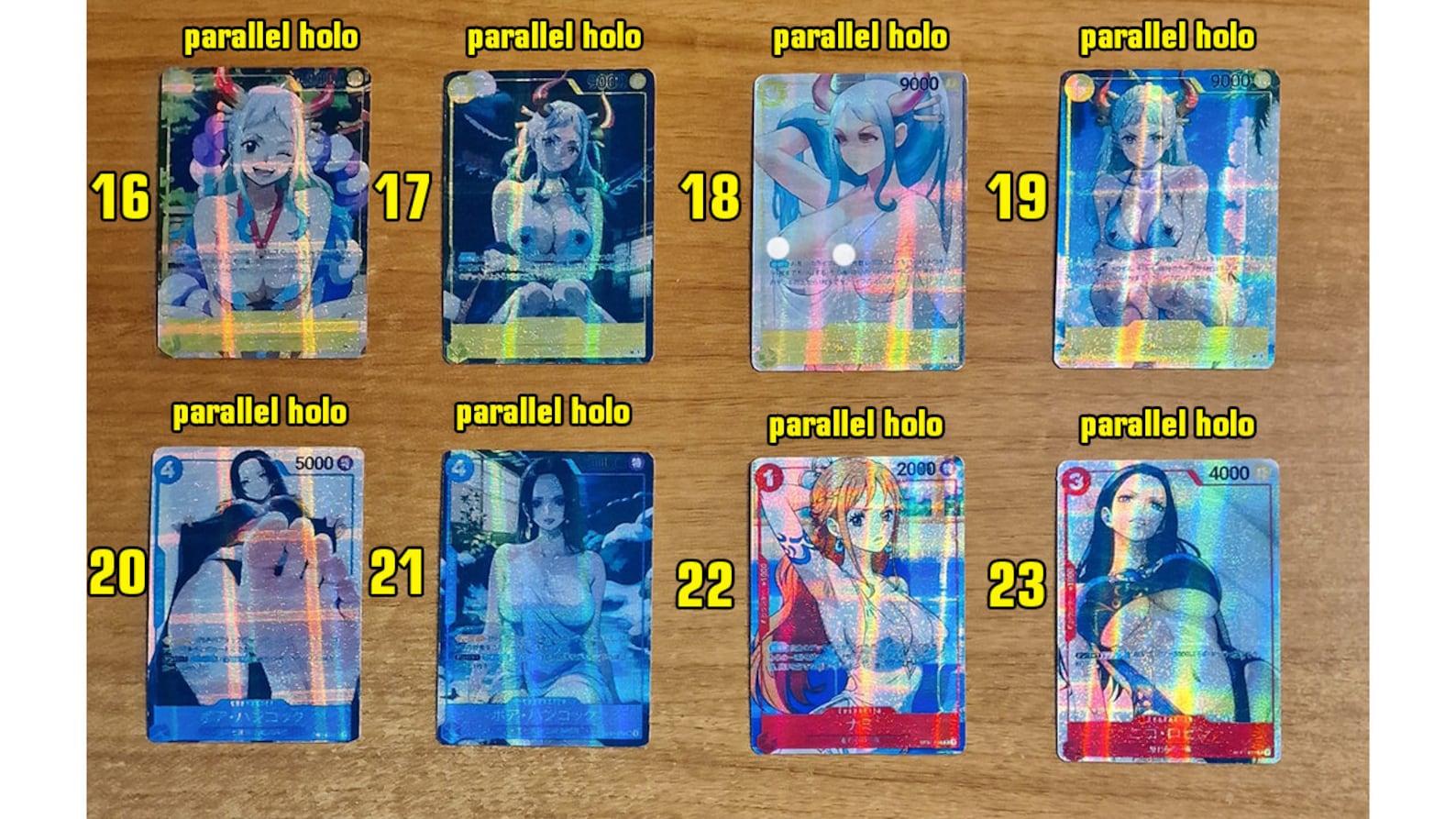 One Piece Custom Cards Holographic Effects Cosmo Glow in the Dark Parallel Nami Nico Robin Boa ...