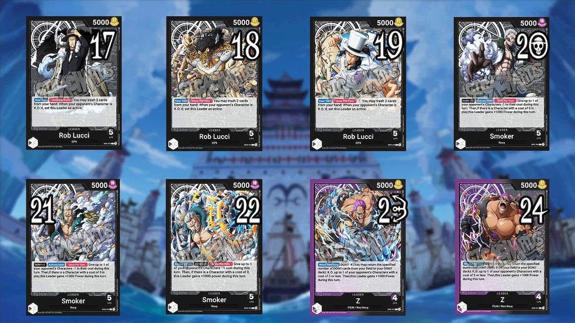 One Piece Leader Custom Card Trading Game Luffy Zoro Sanji Law Gear 5 ...