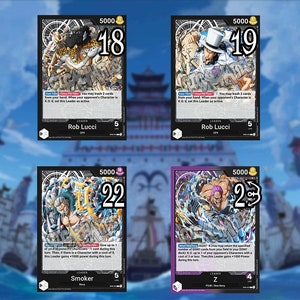 One Piece Leader Custom Card Trading Game Luffy Zoro Sanji Law Gear 5 ...