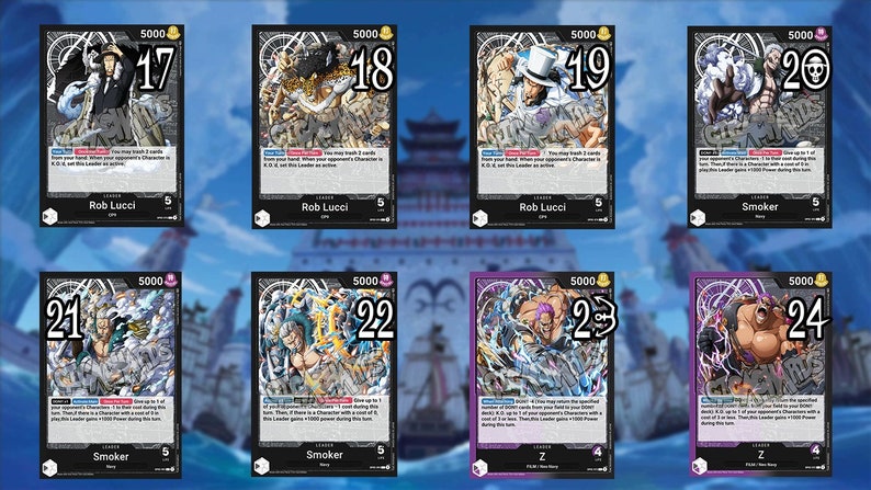 One Piece Leader Custom Card Trading Game Luffy Zoro Sanji Law Gear 5 ...