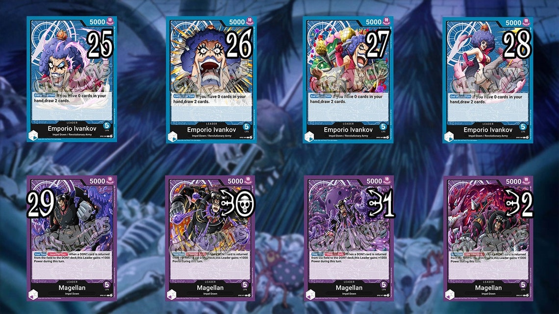 One Piece Leader Custom Card Trading Game Luffy Zoro Sanji Law Gear 5 ...