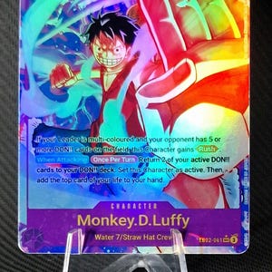 One Piece Proxy Card Holo - Monkey.d.luffy EB02-061 Character - Etsy