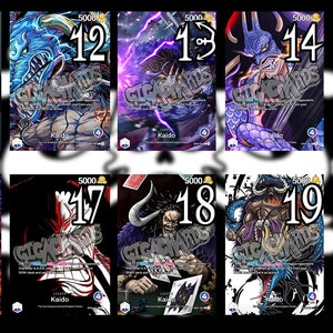 One Piece Leader 01 Custom Card Trading Game Doflamingo Kaido King ...