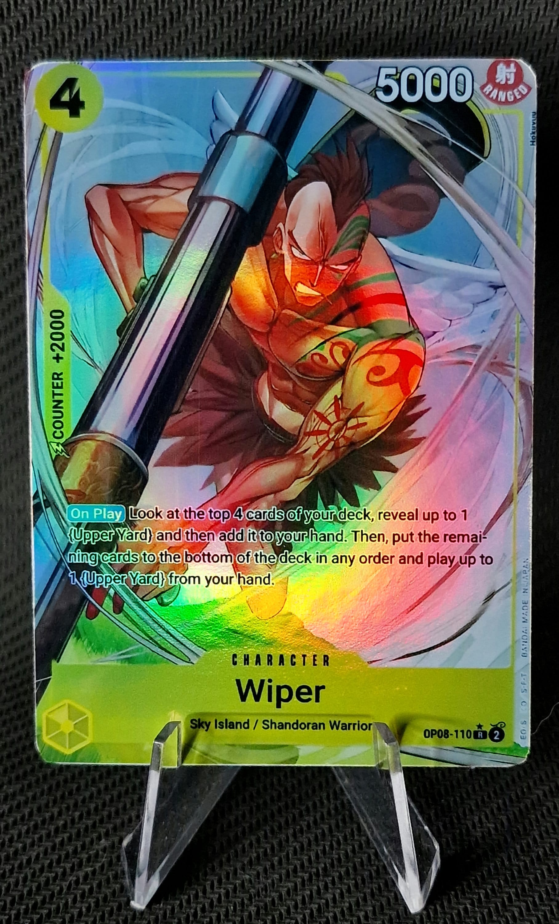 One Piece Proxy Card Holo Nami Jewelry Bonney Wiper S-snake OP08 ...