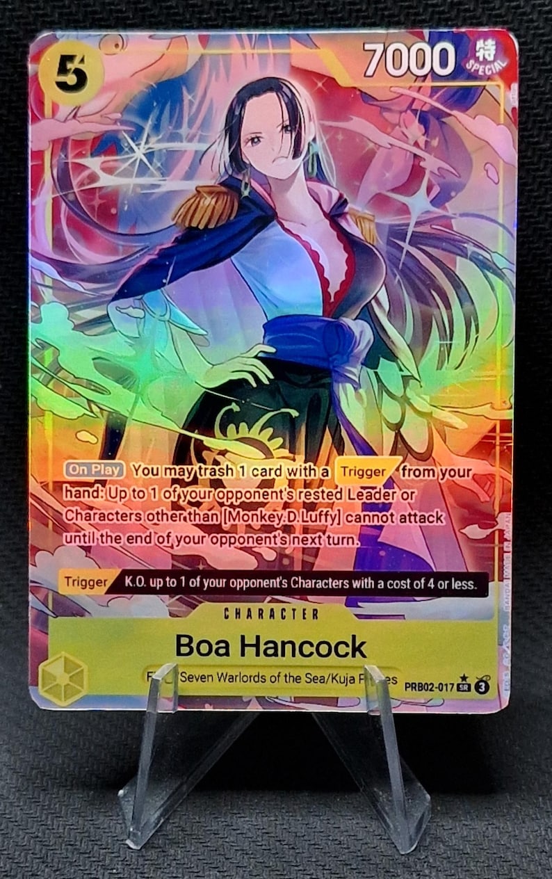 One Piece Proxy Card Holo - Otama Boa Hancock Portgas.d.ace - PRB02 ...