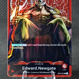 One Piece Proxy Card Holo - Edward Newgate OP02-001 Special Goods Set ...
