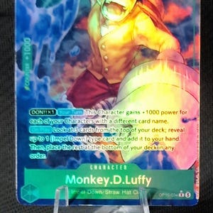 One Piece Proxy Card Holo - Monkey.d.luffy OP16-03 Alt Character - Etsy ...
