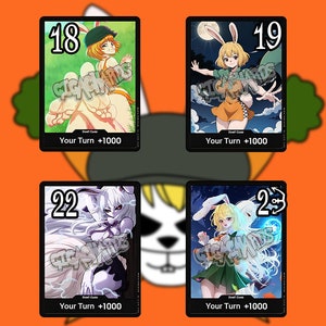 One Piece DON!! - Custom Card - Handmade - Carrot Set - Etsy