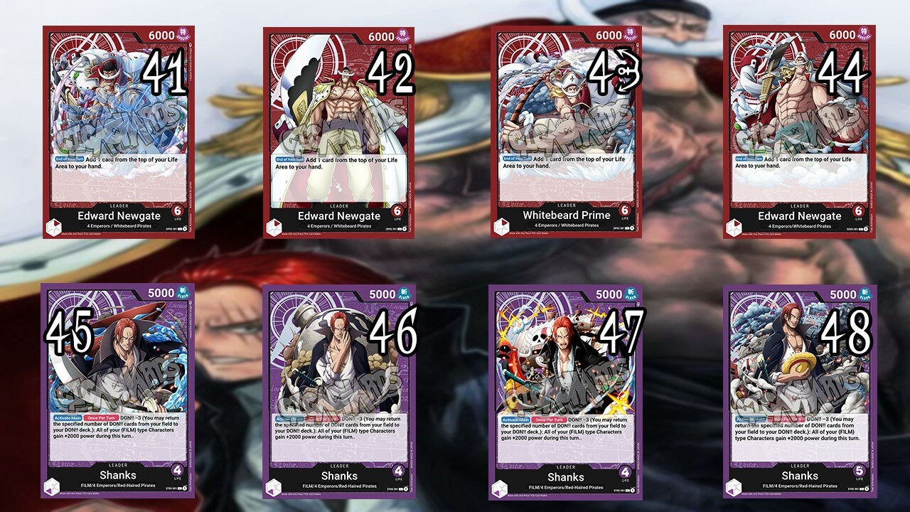 One Piece Leader Custom Card Trading Game Kaido King Queen Big Mom ...