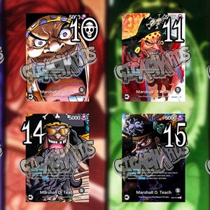 One Piece Leader 09 Custom Card Trading Game Monkey D Luffy Gear 5 ...