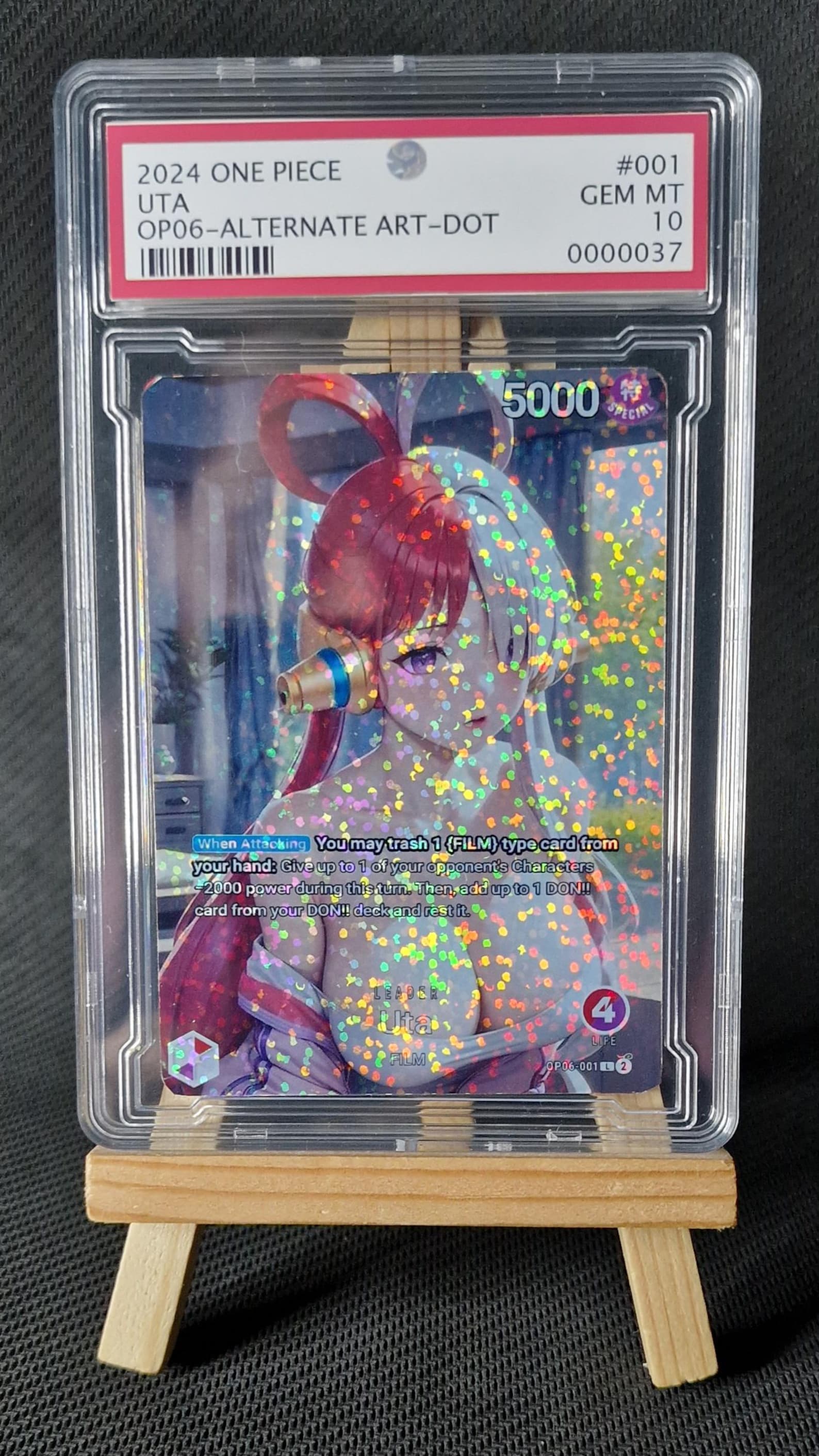 One Piece Card Waifu Character Leader Art Proxy Gem Mint 10 Dot ...