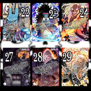 One Piece Leader 01 Custom Card Trading Game Doflamingo Kaido King ...
