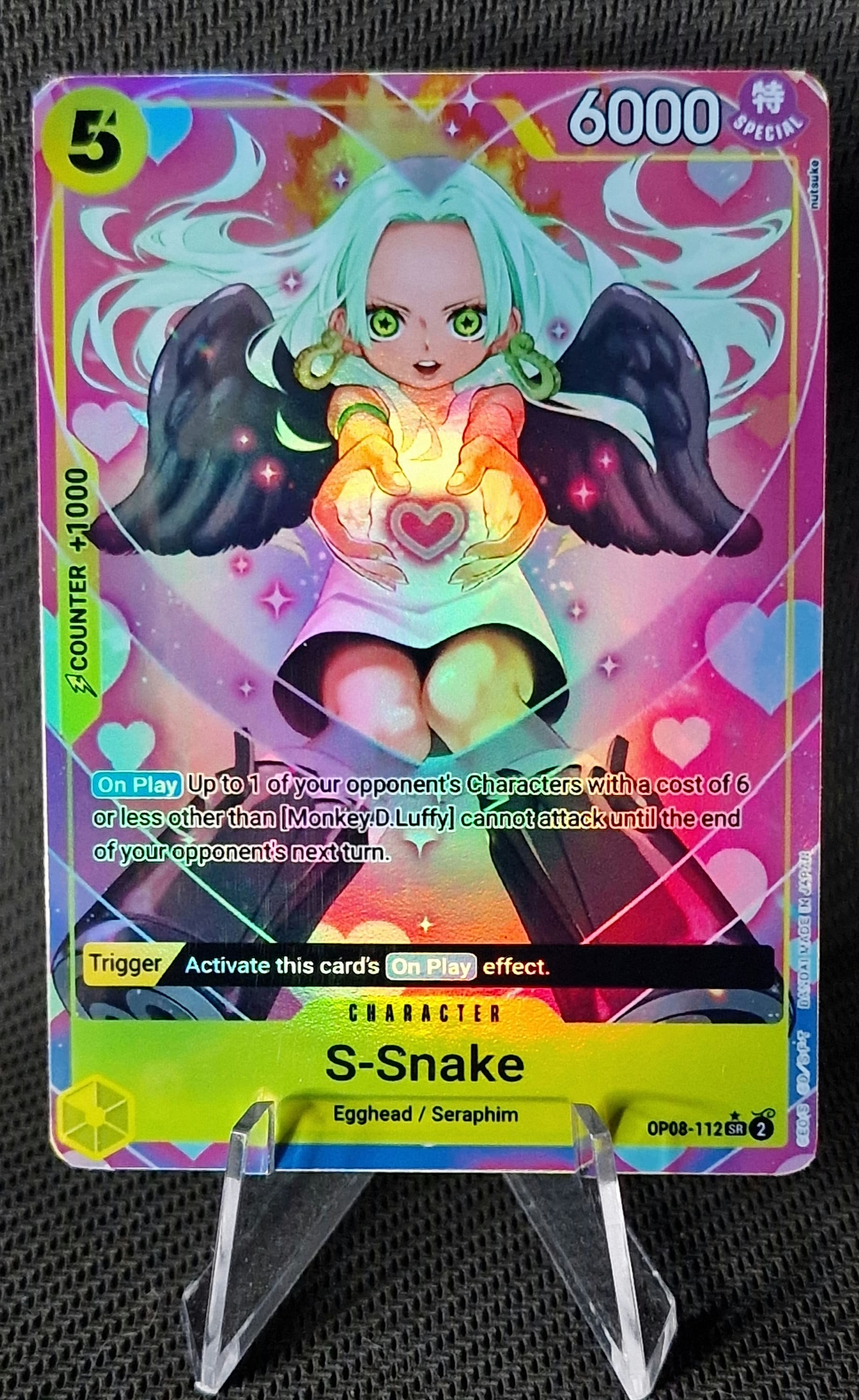 One Piece Proxy Card Holo Nami Jewelry Bonney Wiper S-snake OP08 ...