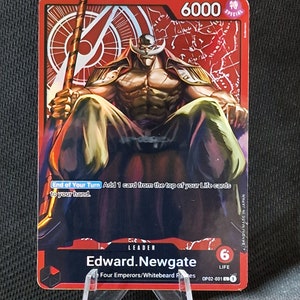 One Piece Proxy Card Holo Edward Newgate OP02-001 Special Goods Set ...