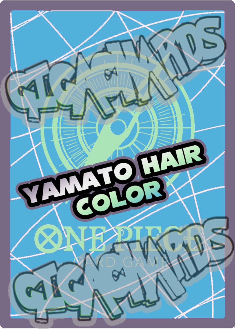 One Piece DON!! - Custom Card - Handmade - Yamato Set Color - Etsy