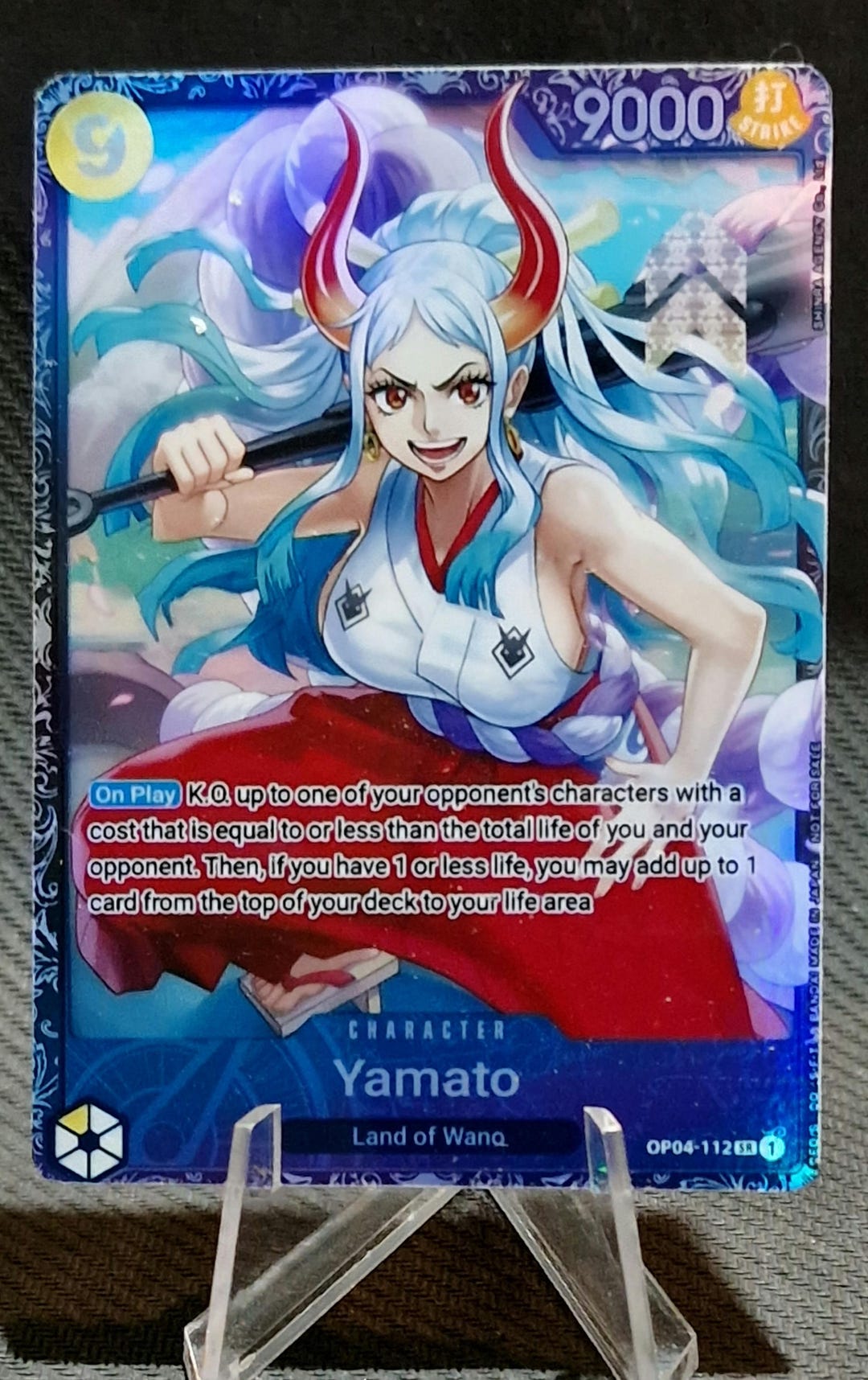 One Piece Proxy Card Holo - Yamato OP04-112 Character Best 8 Prize for ...