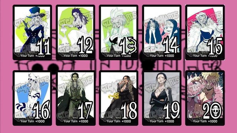 One Piece DON!! Card Gender Swap Waifu Luffy Zoro Sanji Crocodile ...