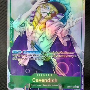 One Piece Proxy Card Holo - Tony Tony Chopper Kid and Killer Cavendish ...