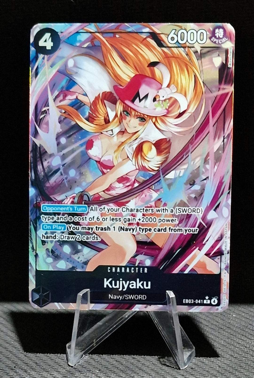 One Piece Proxy Card Holo - Kujyaku EB03-041 Character - Etsy