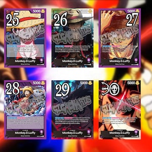 One Piece Leader 05 Custom Card Trading Game Luffy Belo Betty Sabo ...