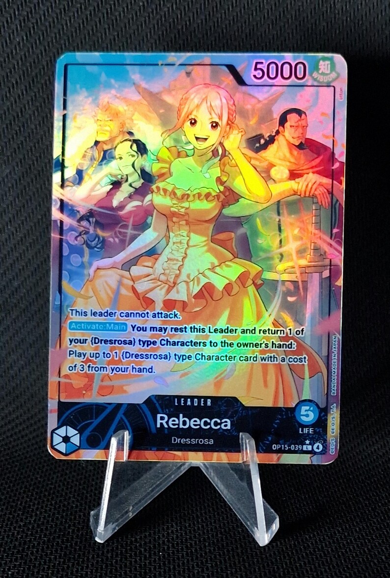 One Piece Proxy Card Holo - Rebecca Leader OP15-039 Alt Art - Etsy