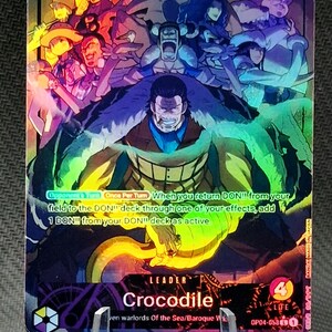 One Piece Proxy Card Holo - Crocodile Leader OP04-058 Alt Art - Etsy