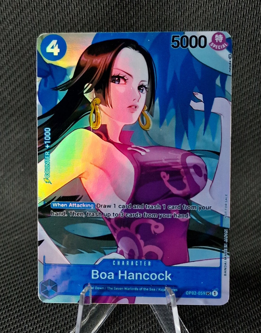 One Piece Proxy Card Holo - Boa Hancock OP02-059 Character - Etsy