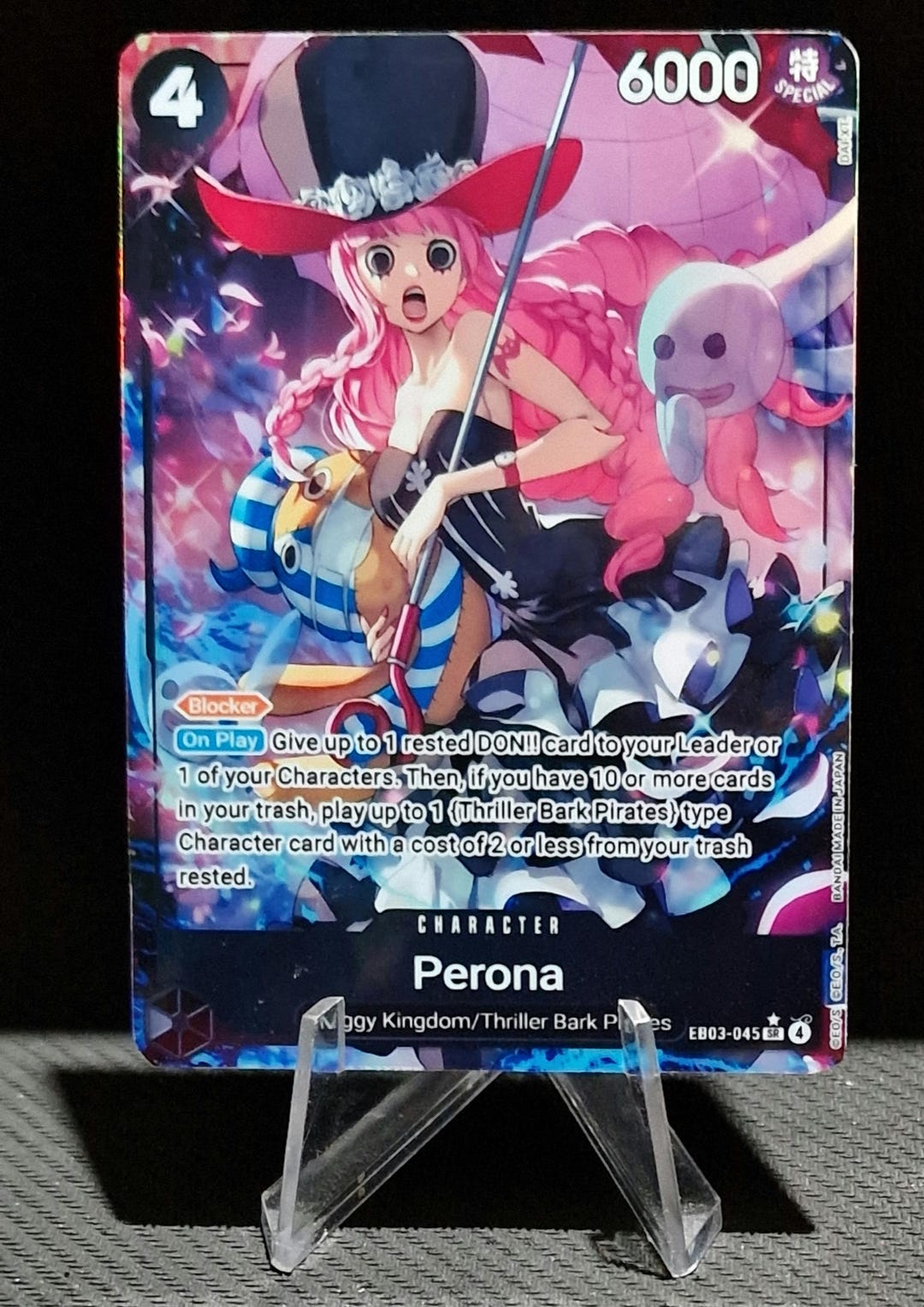 One Piece Proxy Card Holo - Perona EB03-045 Character - Etsy