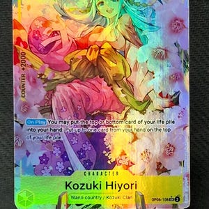 One Piece Proxy Card Holo - Kozuki Hiyori Inuarashi Gecko Moria Ryuma ...