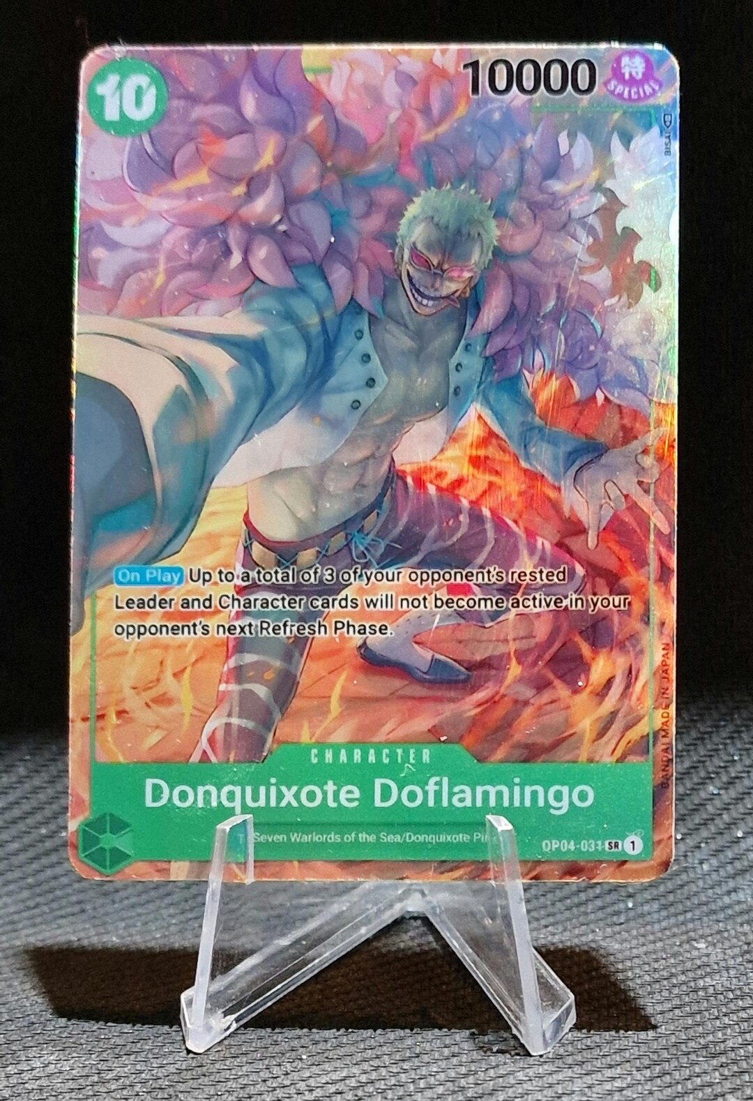 One Piece Proxy Card Holo - Donquixote Doflamingo OP04-031 Character - Etsy